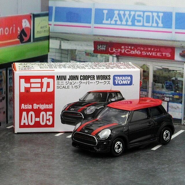 Литые игрушечные машинки TOMY MINI JOHN COOPER WORKS, миниатюрная модель автомобиля для детей