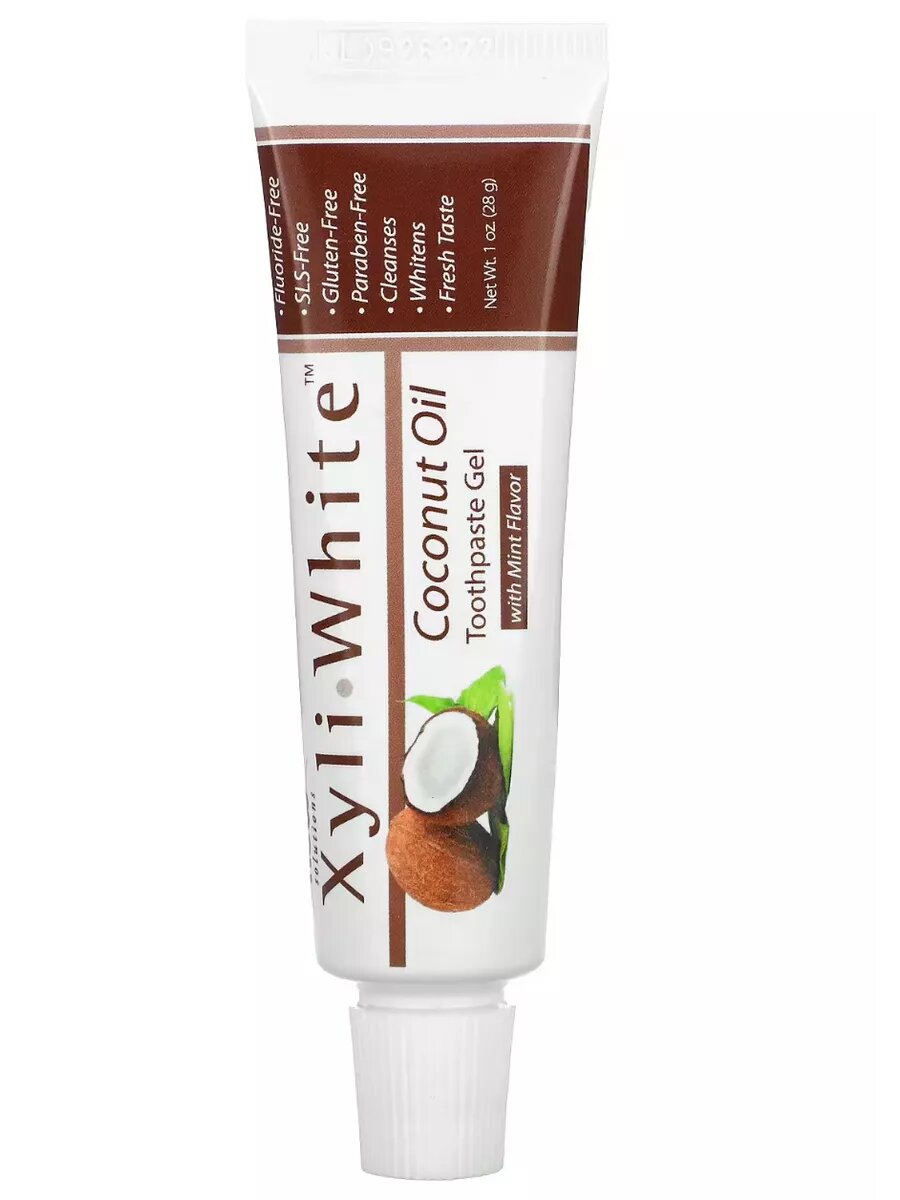 Toothpaste gel xyli white coconut oil