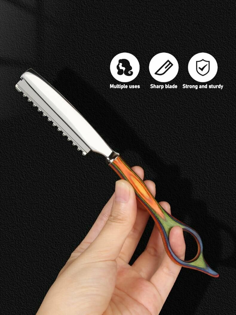 Филировочная бритва, Цветные деревья