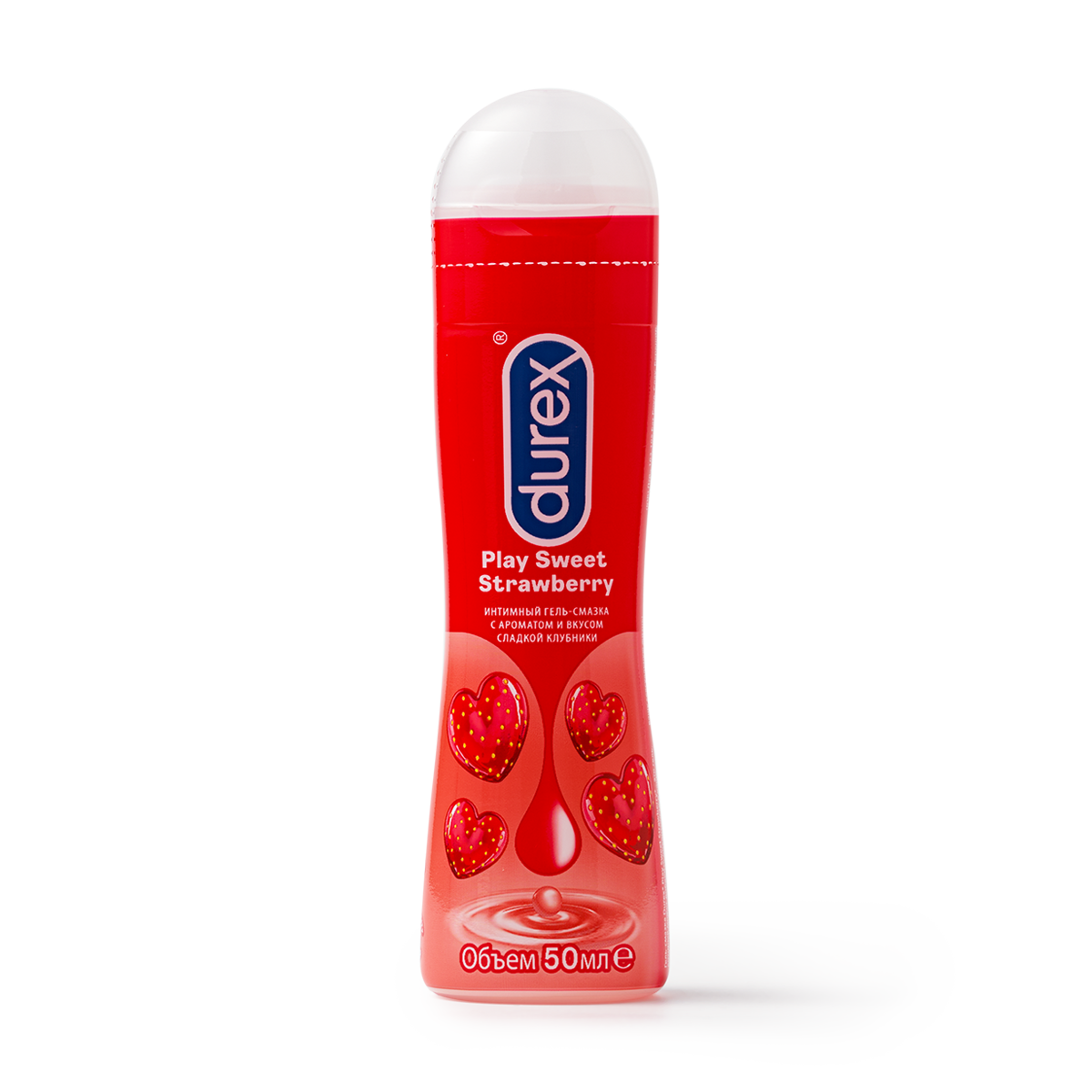 Интимный гель-смазка Durex Play Sweet Strawberry с ароматом и вкусом клубники