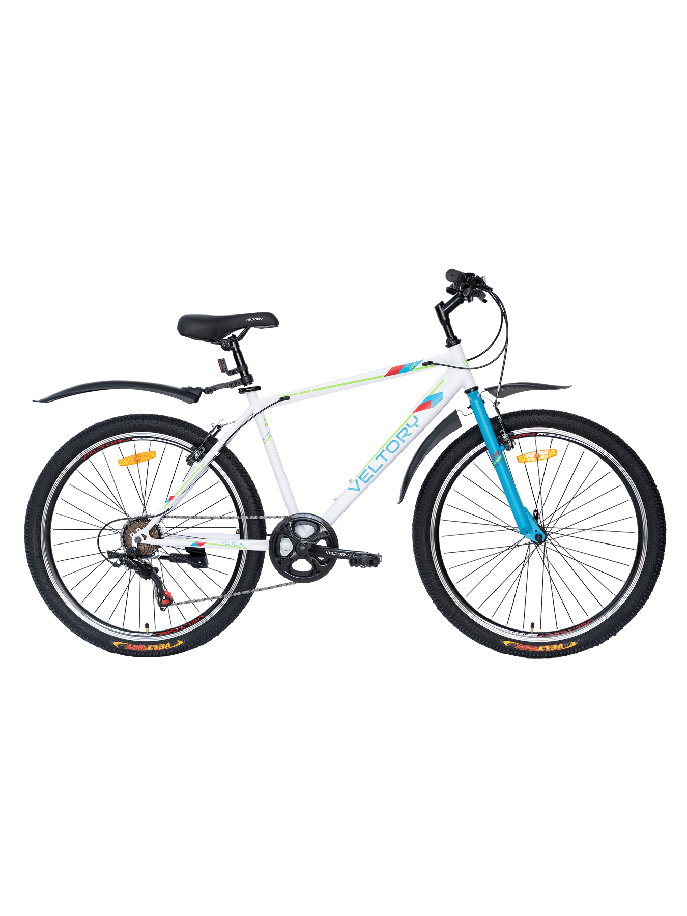 Велосипед горный VELTORY, модель 26V-205 белый, 18 рама, 7 скоростей