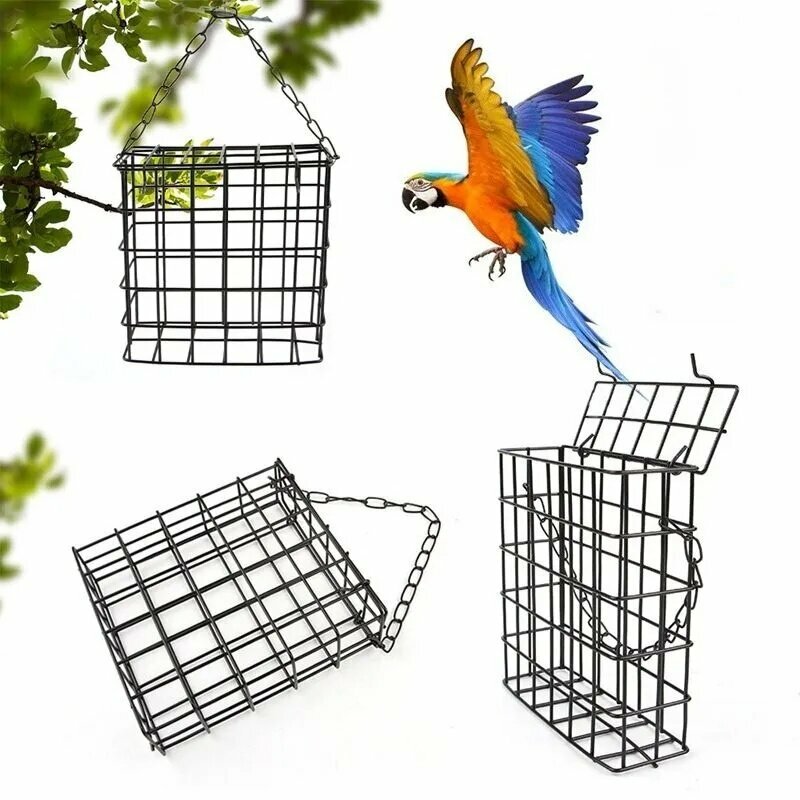 Кормушка для птиц из квадратной колючей проволоки RUN.SE
