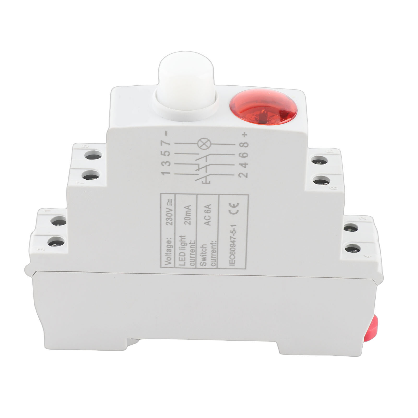 Индикатор индикатора DIN светодиодную индикатор для магнитного стартового контактора Электрическая линия управление кондиционером DC 230V