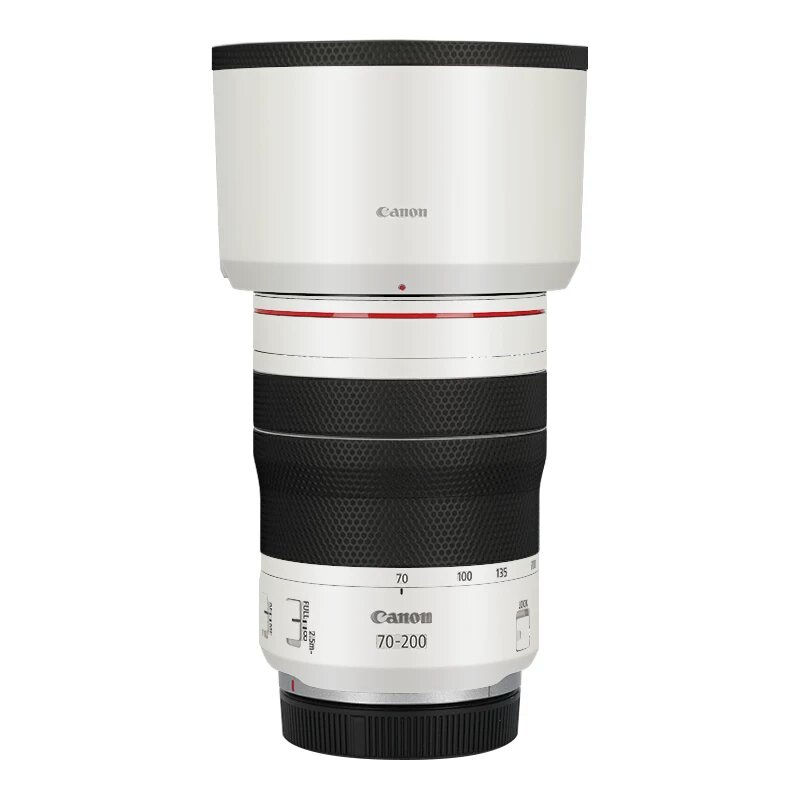 Объектив Canon RF70-200mm f/4 с белым шелковым покрытием для камер DSLR