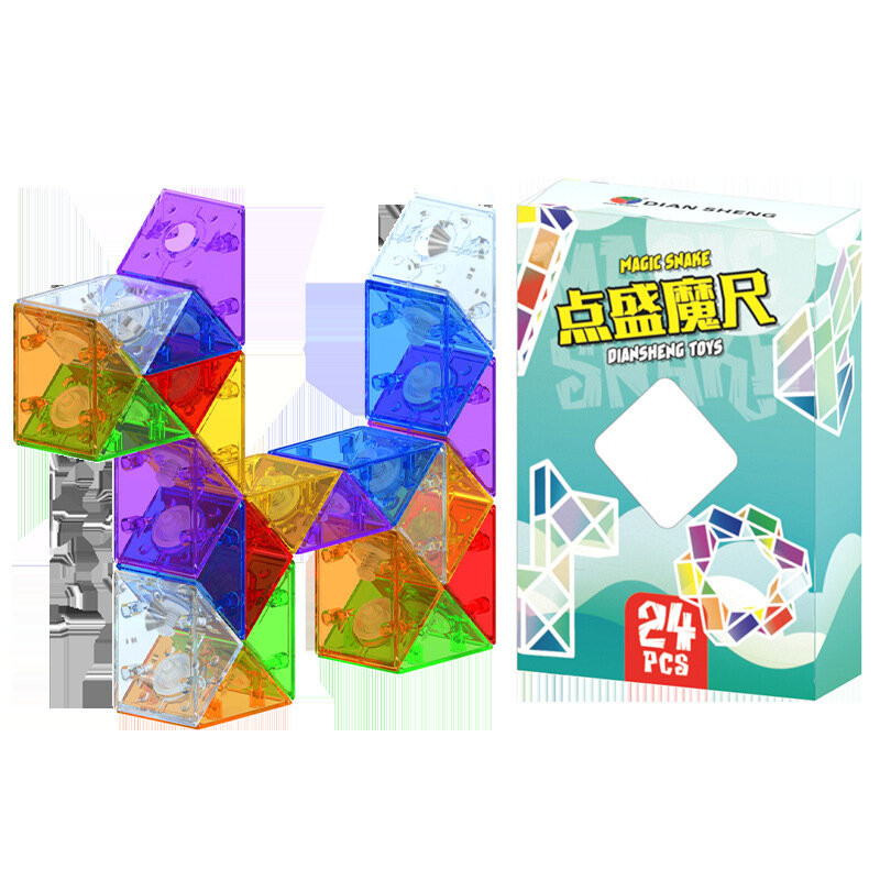 Детские развивающие игрушки из поколения в поколение Глазурованная 24-сегментная магическая линейка