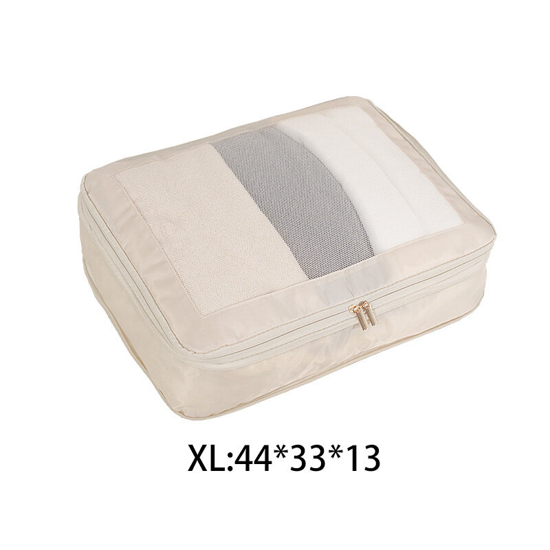 Дорожная компрессионная сумка для хранения, костюм из шести предметов, сумка для организации и упаковки одежды,