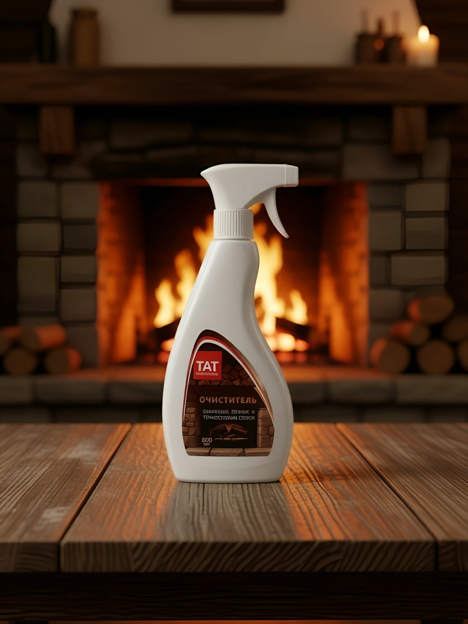 Очиститель каминных стекол ТАТ