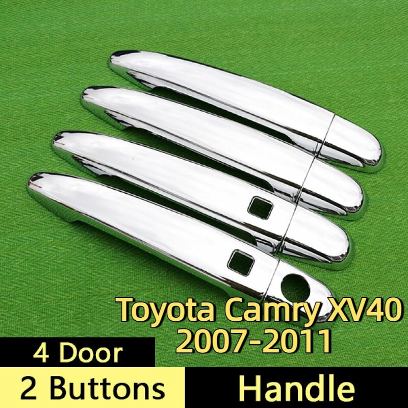 Для Toyota Camry 2007-2011 XV40 хромированный комплект накладок на ручку для Daihatsu Altis Aurion 2008 2009 2010, аксессуары для стайлинга автомобилей