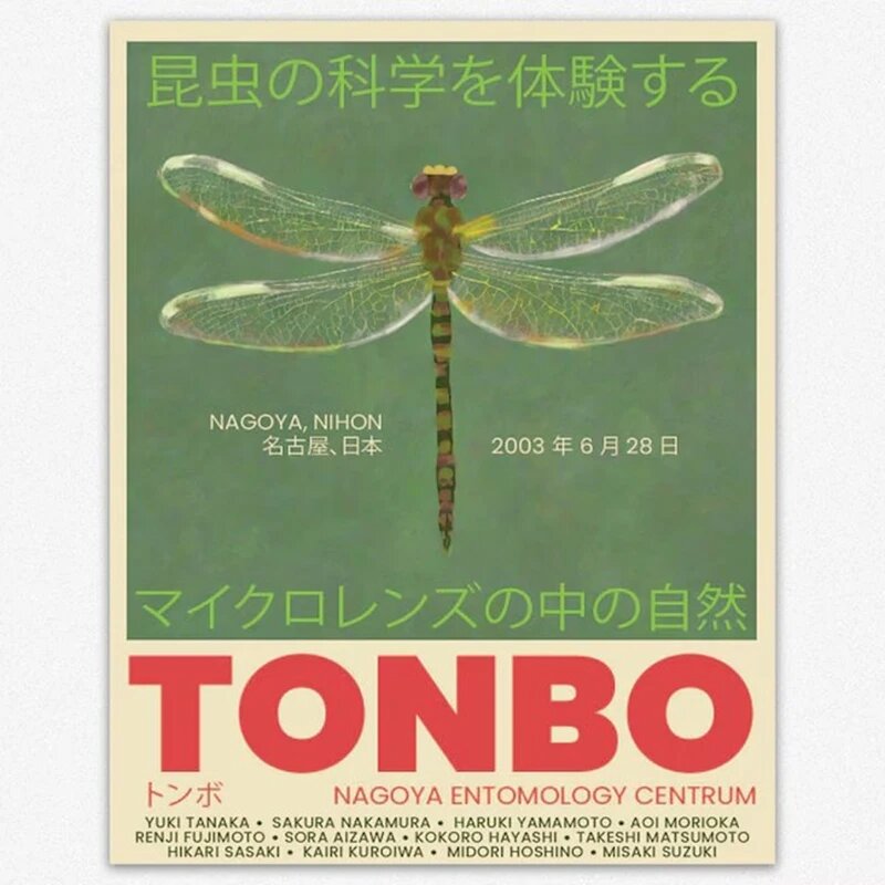 Настенный декор "Tonbo" - печать 30x40см