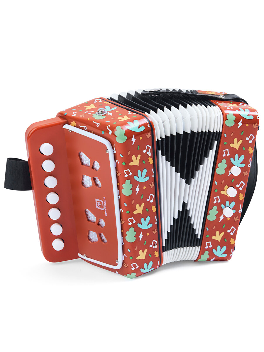 Музыкальная игрушка Hape "Учусь играть", гармонь, для детей от 3 лет