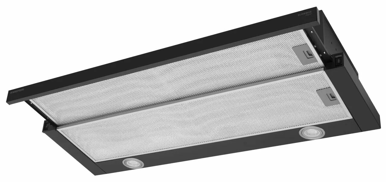 Вытяжка телескопическая Meferi SLIDEBOX90BK POWER