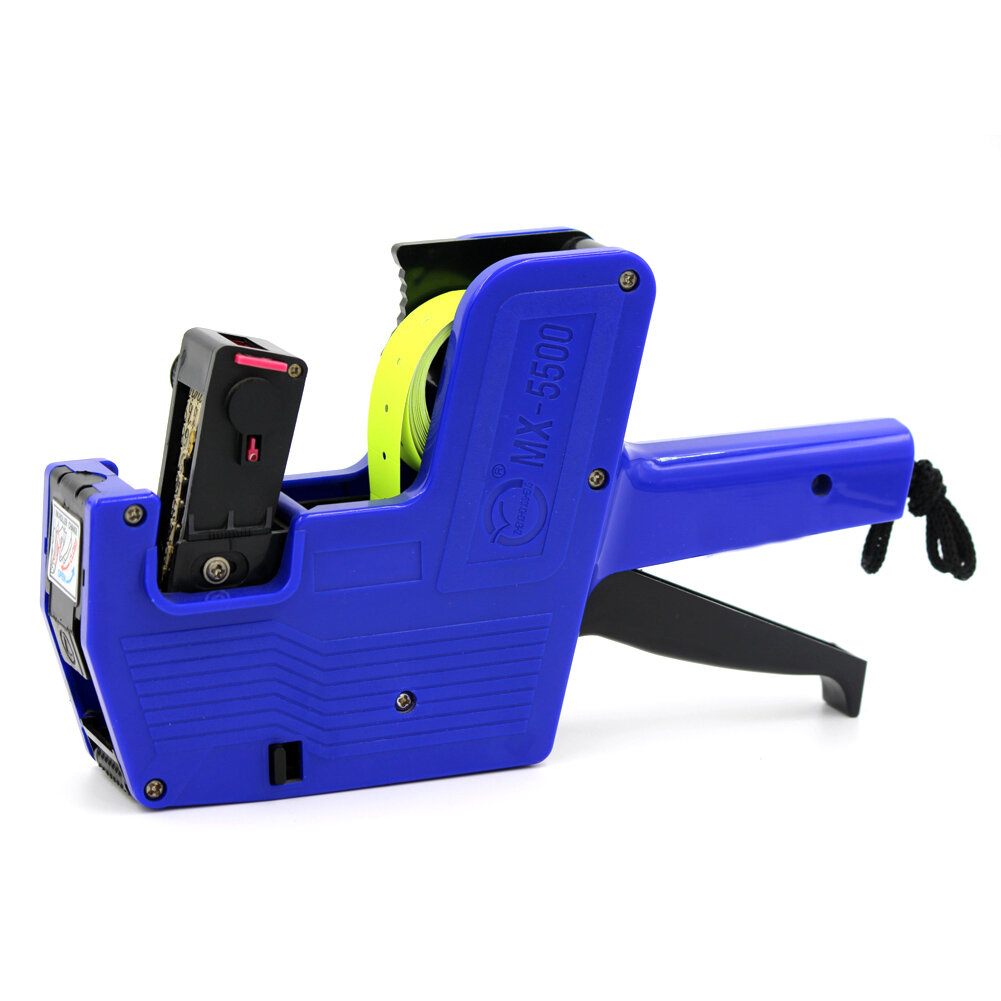 Ценникатор MX-5500 для ручной маркировки с печатью 8 цифр в строке и тремя цветами корпуса