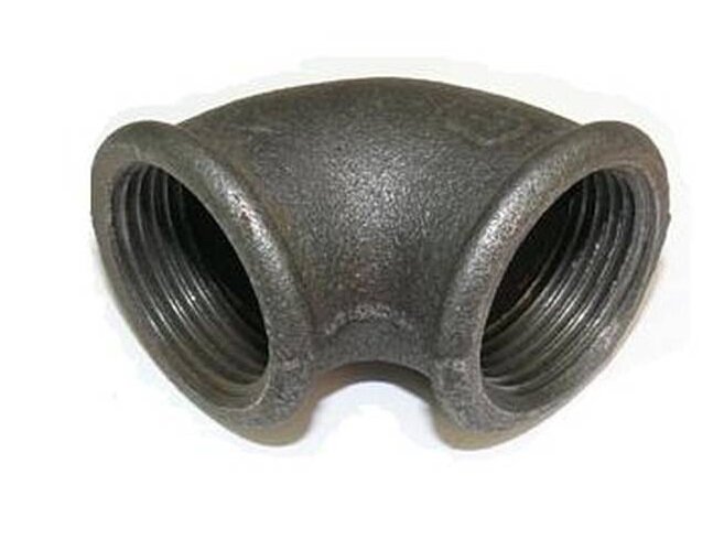 Фитинг угольник черный 40