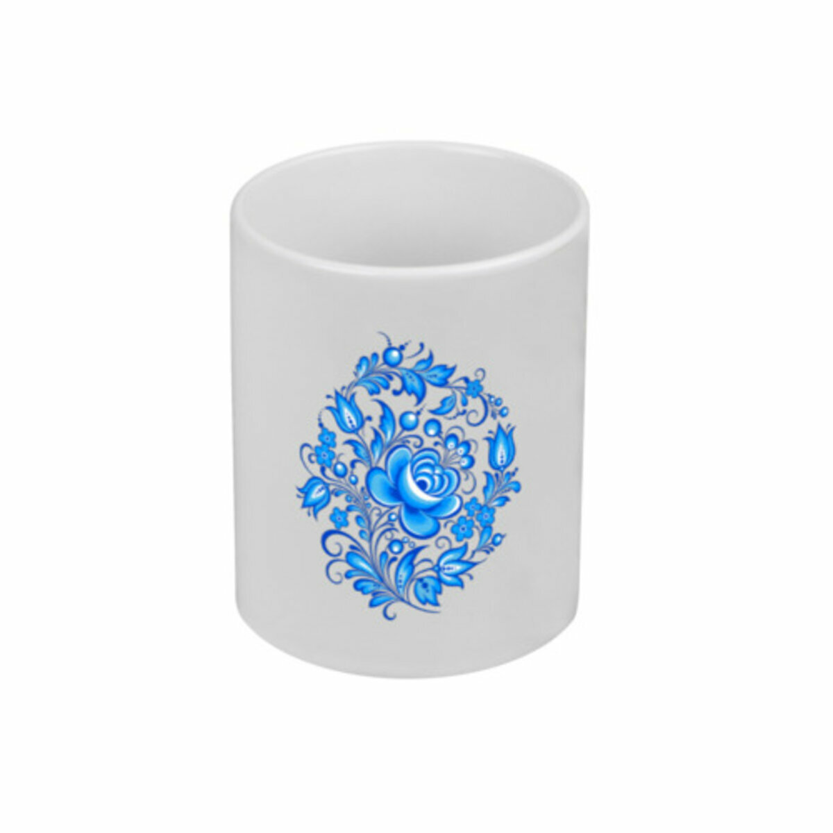 Кружка «Гжель узор» (белый)