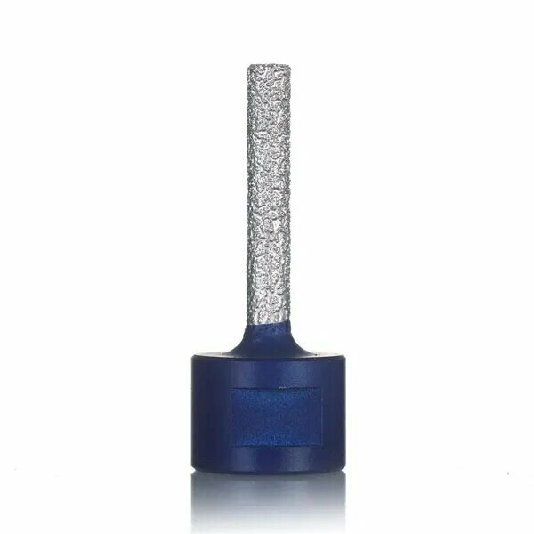 Фреза алмазная прямая 6 мм М14 для УШМ по керамике. Твердосплавный палец для болгарки по плитке, керамограниту, камню, мрамору, граниту