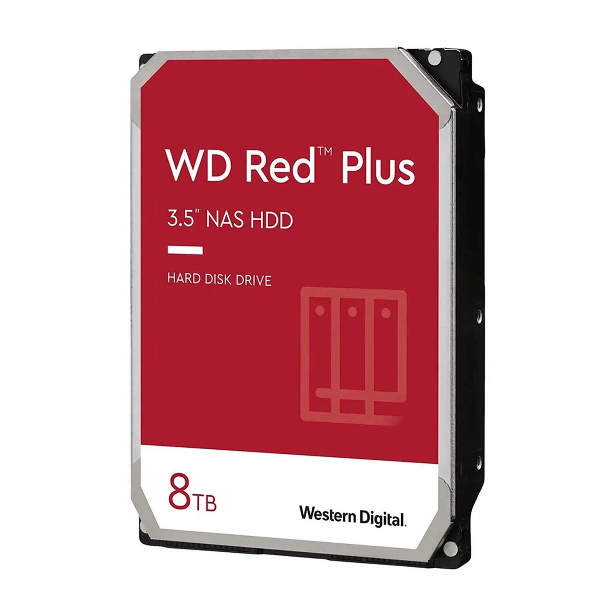 Жесткий диск HDD 8.0Tb Western Digital SATA-III, 128Mb, 5640rpm, RED Plus (WD80EFZZ)