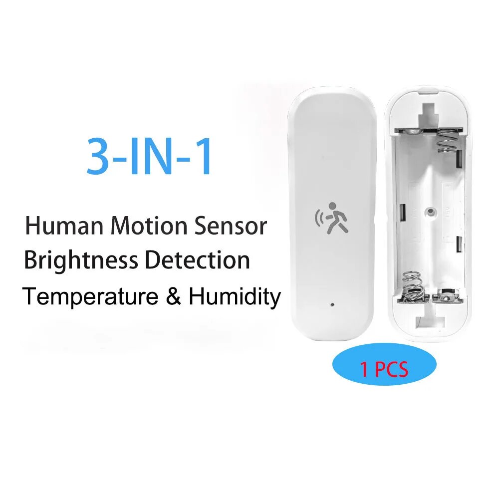 Умный датчик движения ZigBee 3 IN 1