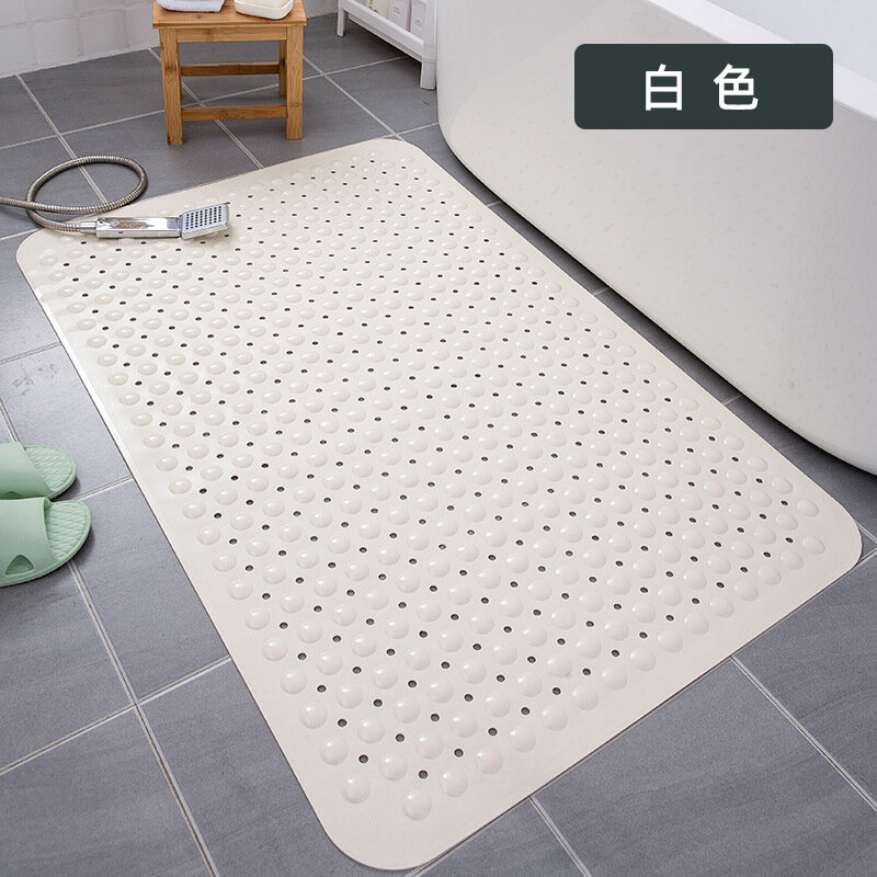 Коврик для ванны и душевой кабинки для дома, массажный коврик для ванной, коврик из ПВХ для ванной, антискользящий коврик для ванной, большой пузырьковый белый 58*88 см (толстый, гладкий, точечный комфортный, экологически чистый и без запаха)