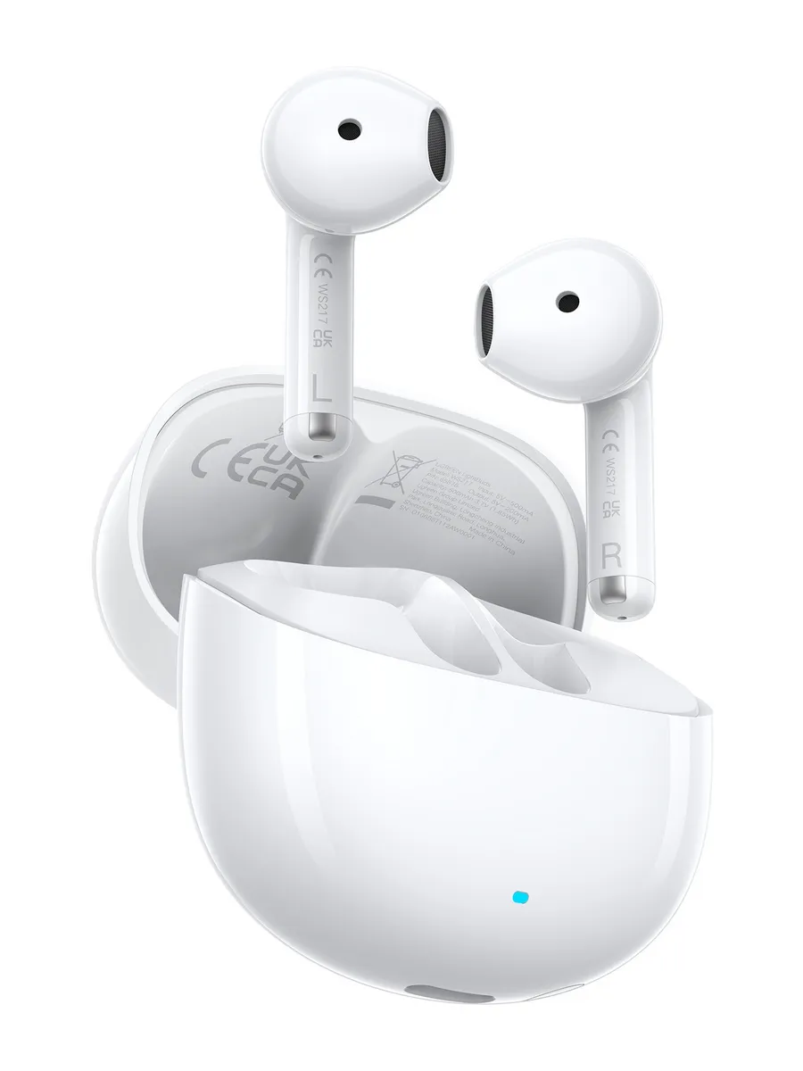 Беспроводные наушники UGREEN WS217 (65876) LightBuds ENC Белый Bluetooth (RU)