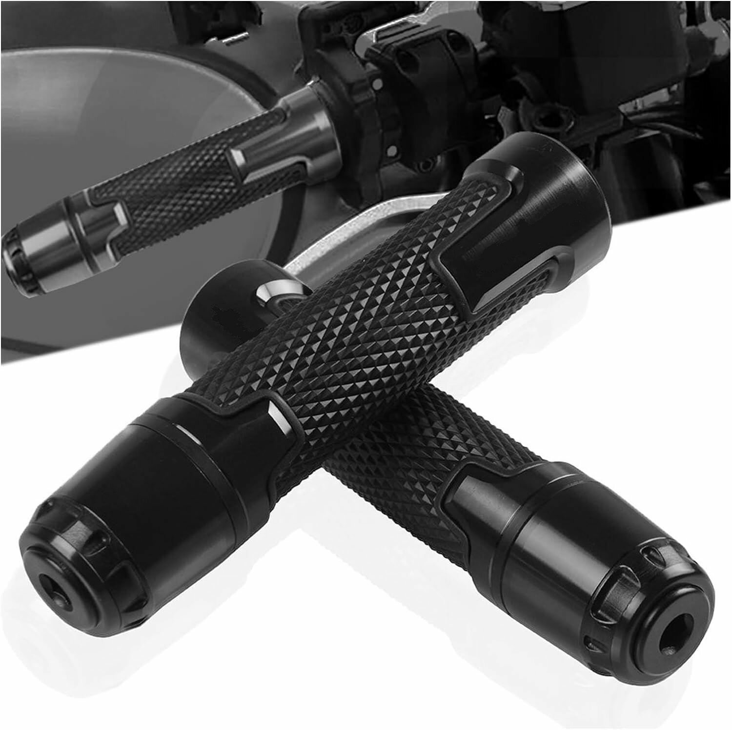 Ручки руля для мотоцикла Black 22mm