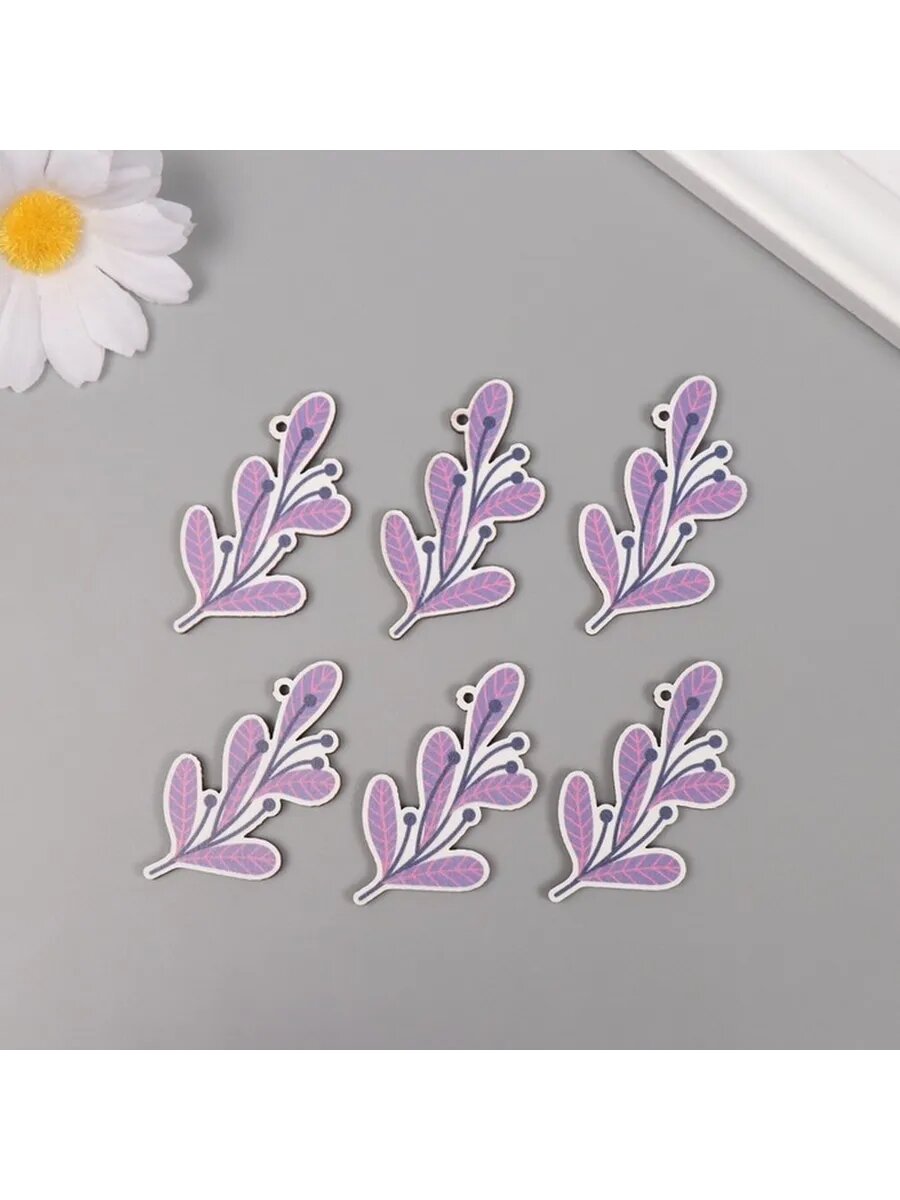 Декоративные веточки из дерева, набор 6 шт.