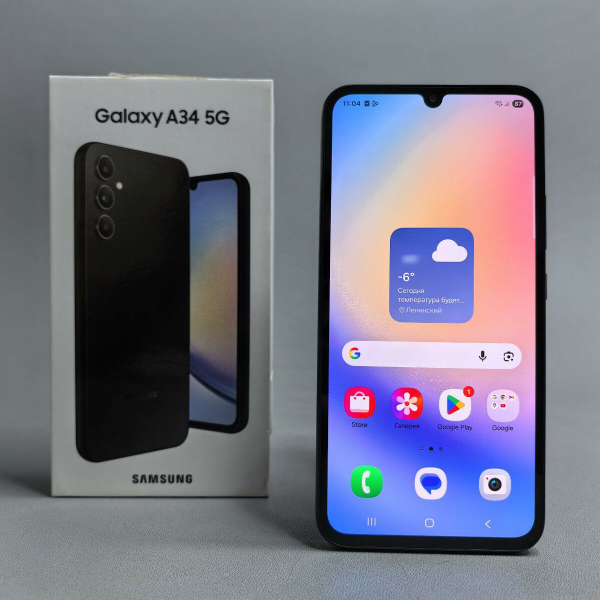 Смартфон Samsung Galaxy A34 5G 8/256 ГБ, Dual nano SIM, черный