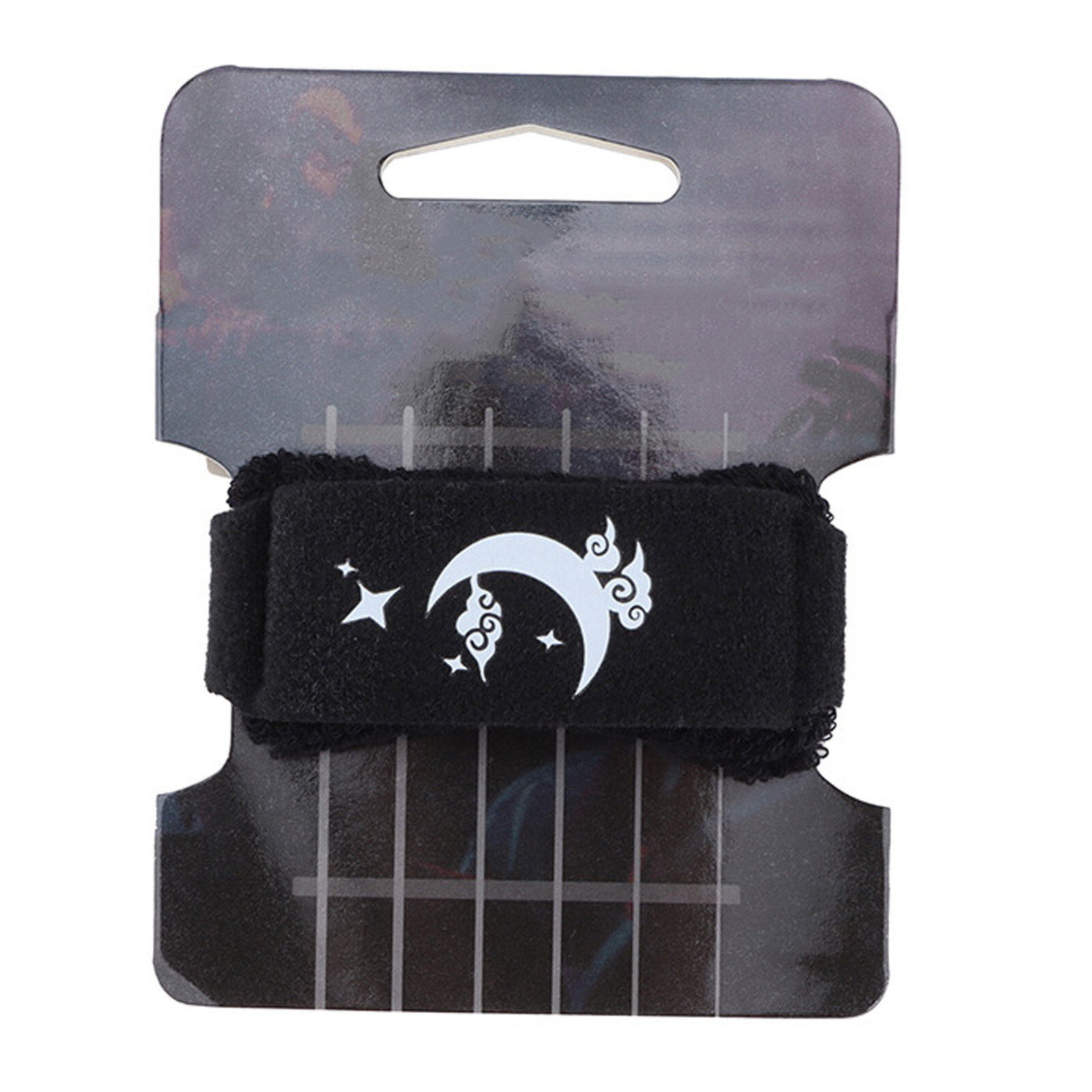 Неопреновый глушитель для гитары, эластичный хлопок, серия Totem, черный, аксессуар для музыкальных инструментов SM-33 Moon