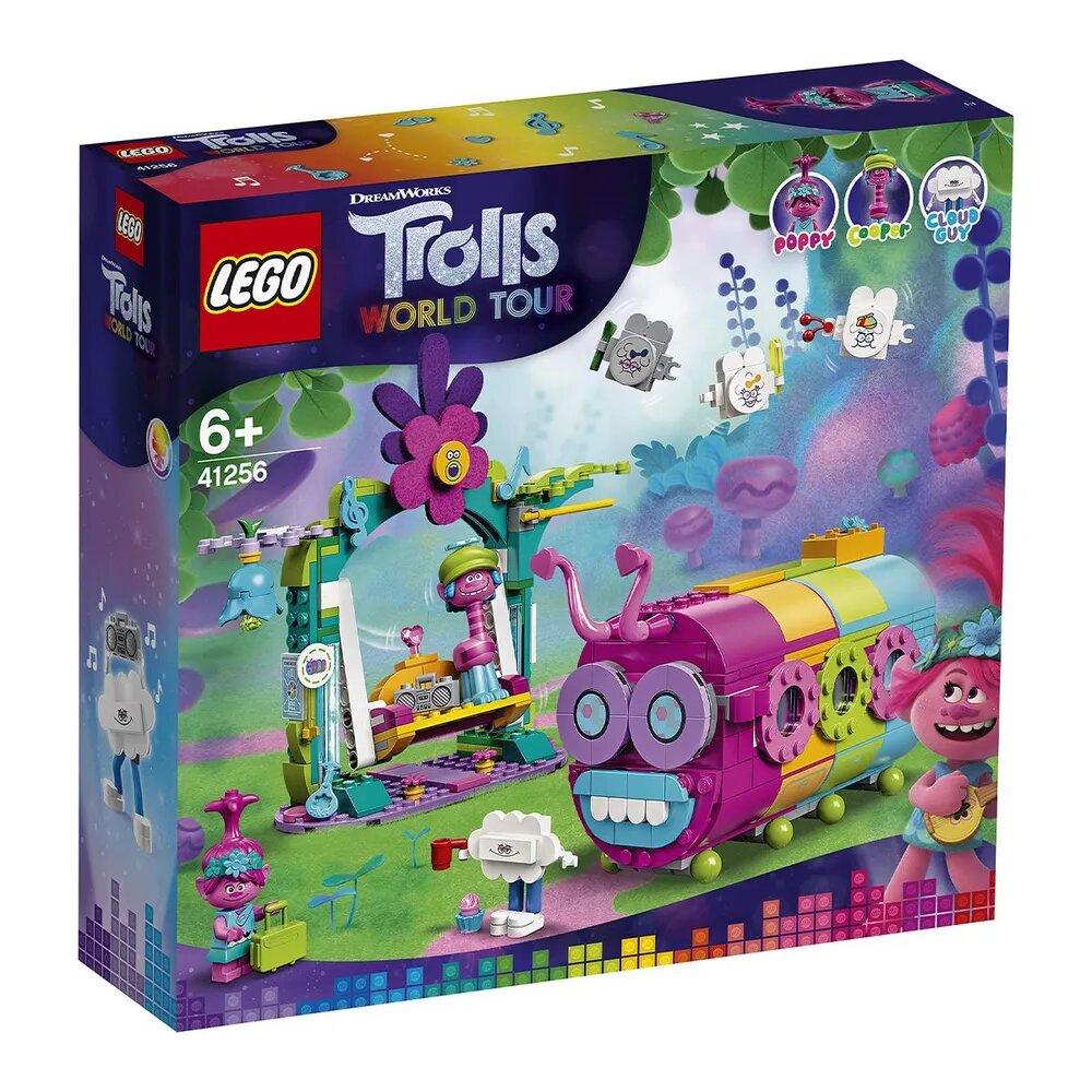 LEGO DreamWorks Trolls World Tour Rainbow Caterbus / Мировое турне троллей, Набор строительных игрушек