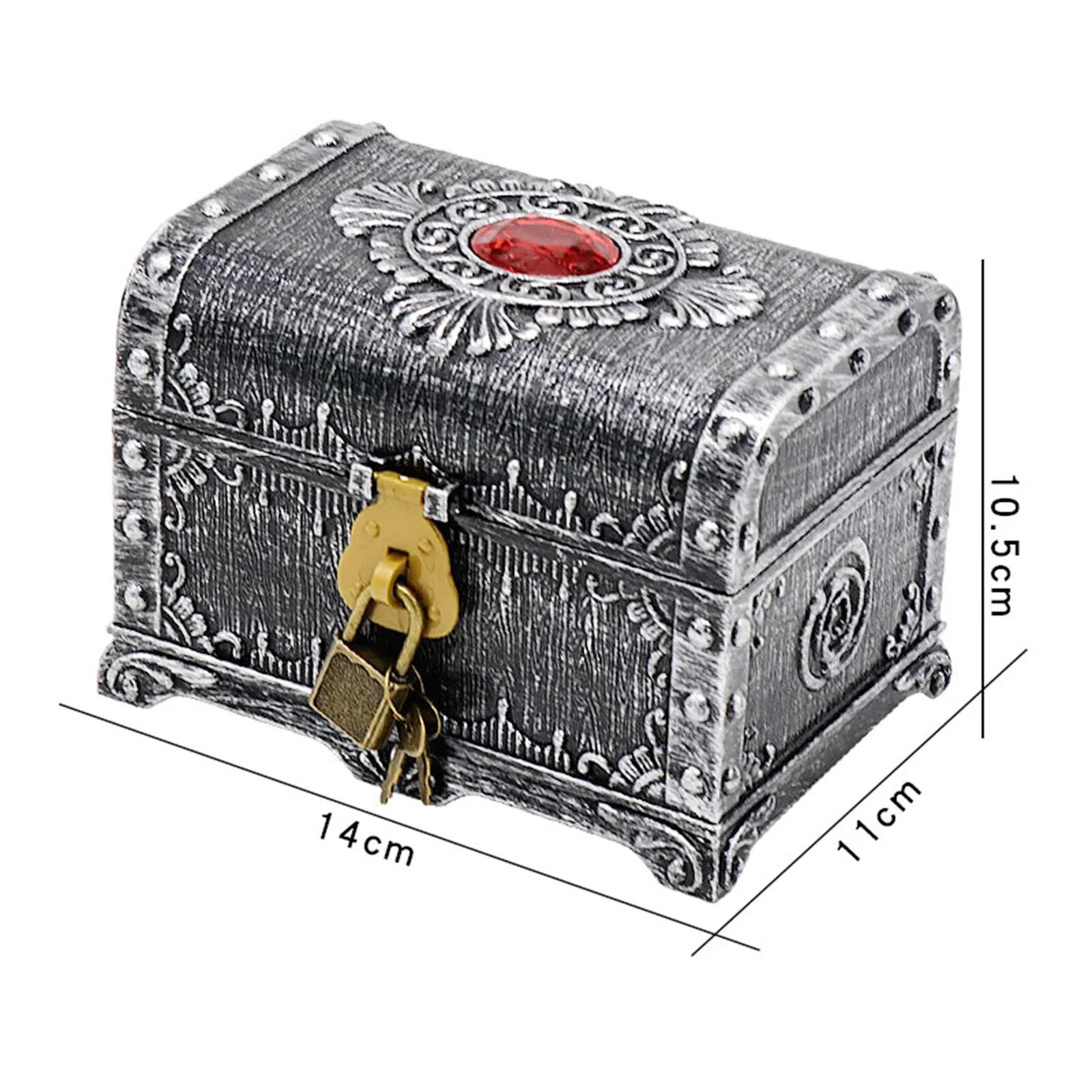 Сундук для хранения Kesoto Ancient Silver