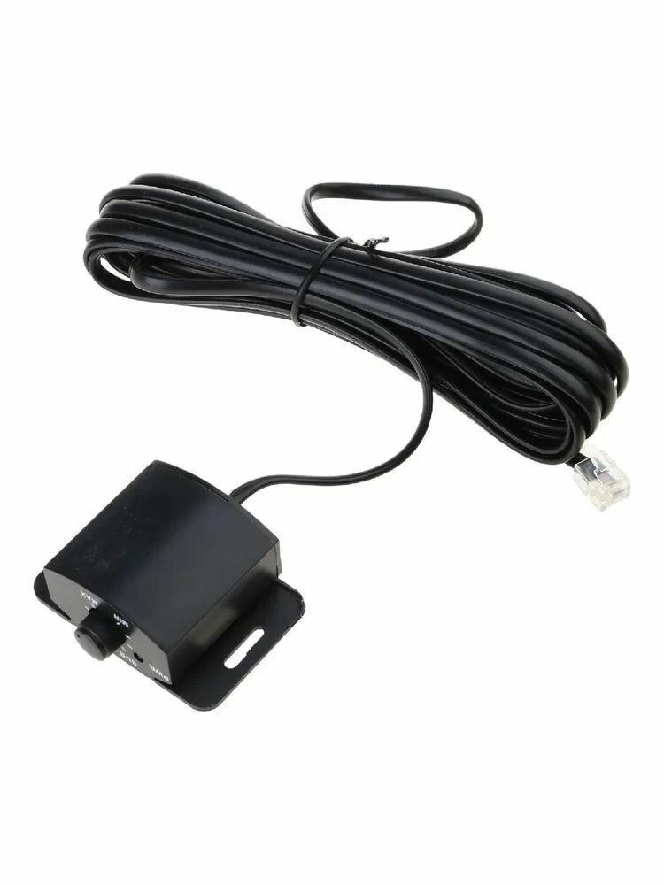 1 автомобильный усилитель мощности, пульт дистанционного управления громкостью, регулятор громкости сабвуфера, 4-проводной