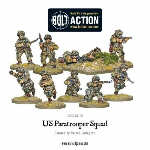 Настольная игра US Paratrooper Squad (Screaming Eagles 101st Airborne)