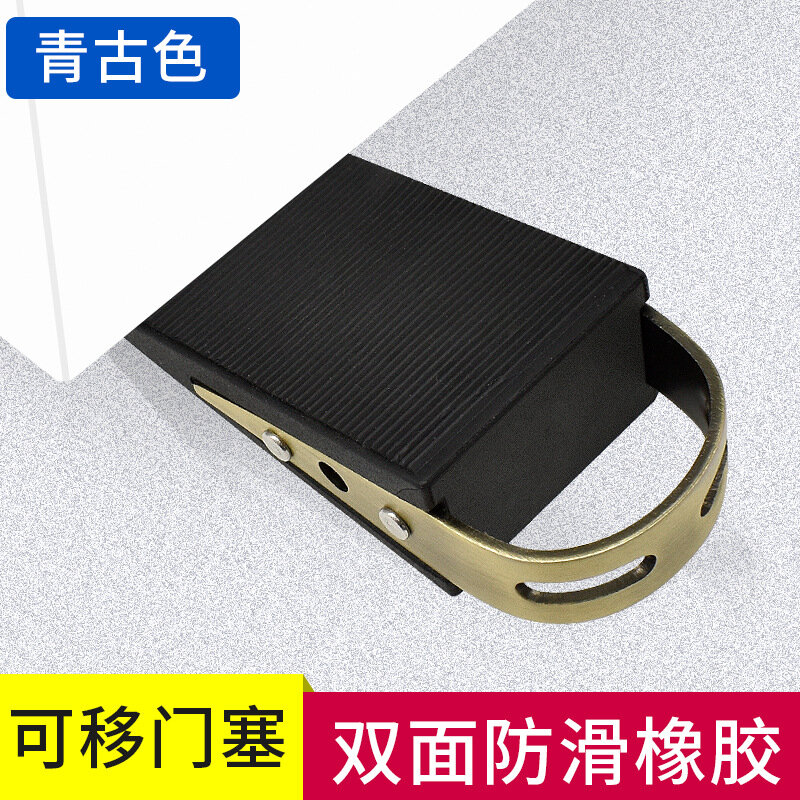 Дверной ограничитель из силикона без сверления для стеклянных и деревянных дверей, антиударный ограничитель из нержавеющей стали, подвижный дверной блок