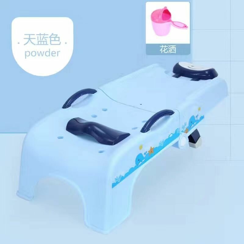 Детская кресло-кровать для мытья волос, стул для мытья волос младенцев, домашний табурет для детей, складной, оптом