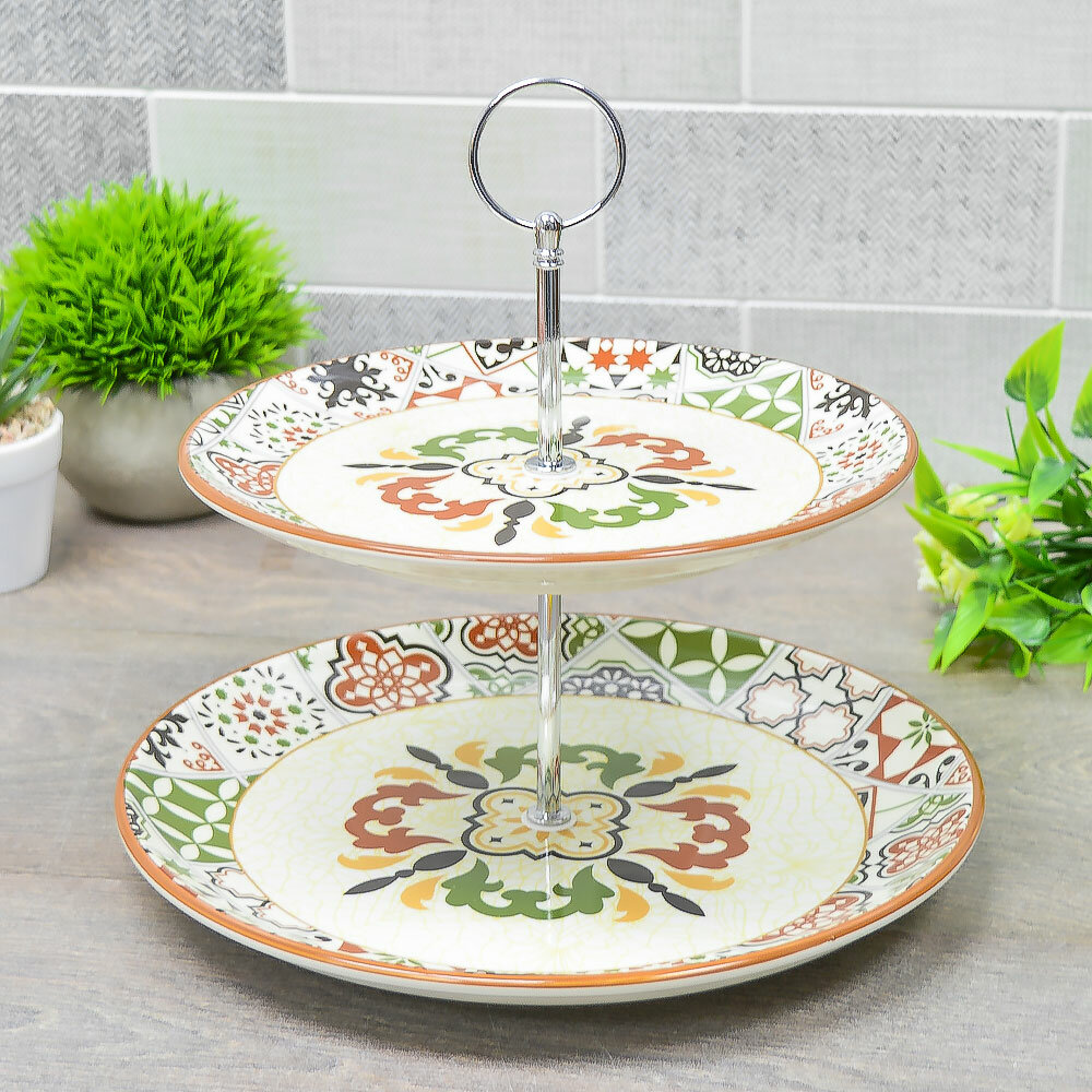 Фруктовница 2-х ярусная "Касабланка", Prima Collection