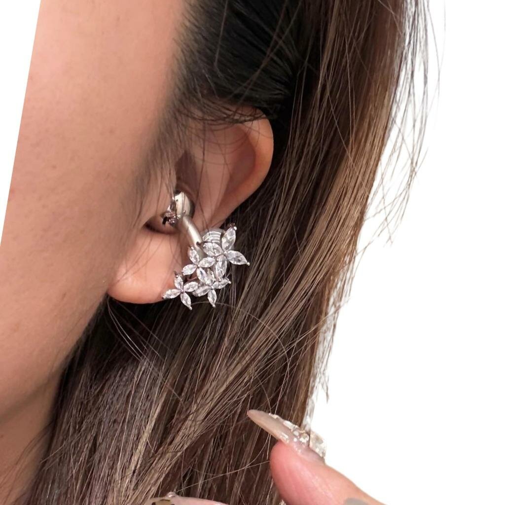 Металлические клипсы для наушников, Зажим для наушников слева