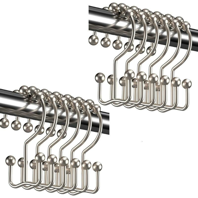 Прочные кольца для шторки из нержавеющей стали, Цвет никеля - Горный характер