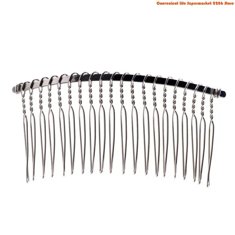 JAVRICK Металлический гребень для волос 20 зубьев