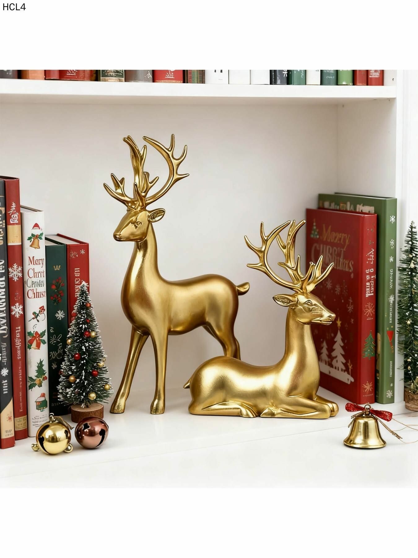 Статуэтка оленя, Скульптура, Настольный орнамент животных, 2 шт.