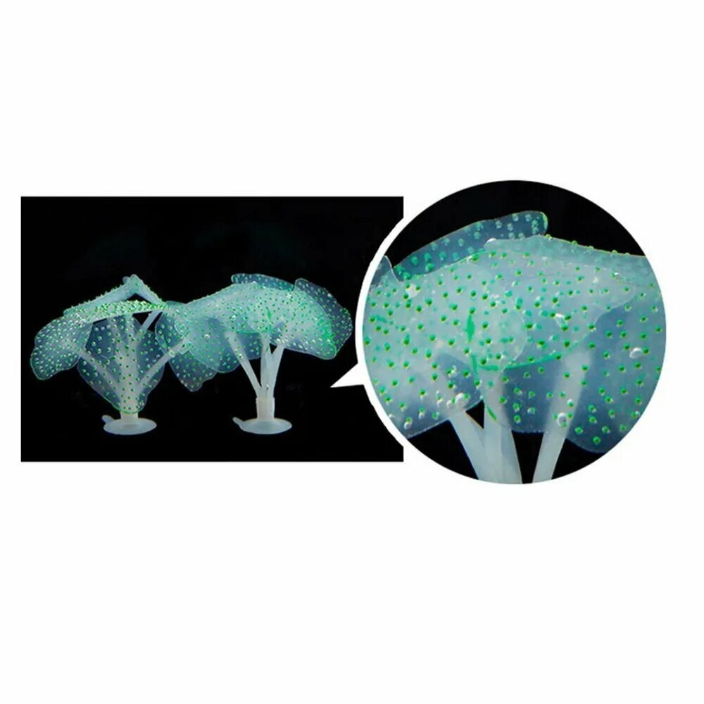 1 Набор Светящегося Искусственного Коралла, Для Укрытия Рыб, Аквариумный Декор