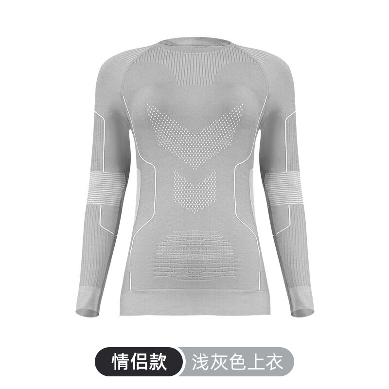 ⭐Новый спортивный комплект для мужчин и женщин, быстросохнущее теплое компрессионное белье для бега, лыж, скалолазания, влагоотводящий комплект для осени и зимы⭐