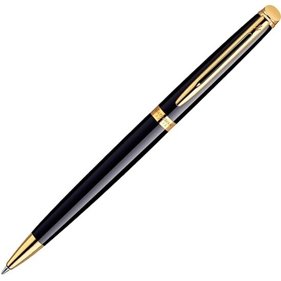 Ручка шариковая Waterman Hemisphere, цвет Mars Black/GT, стержень Mblue ( 22002), 2010 (S0920670)