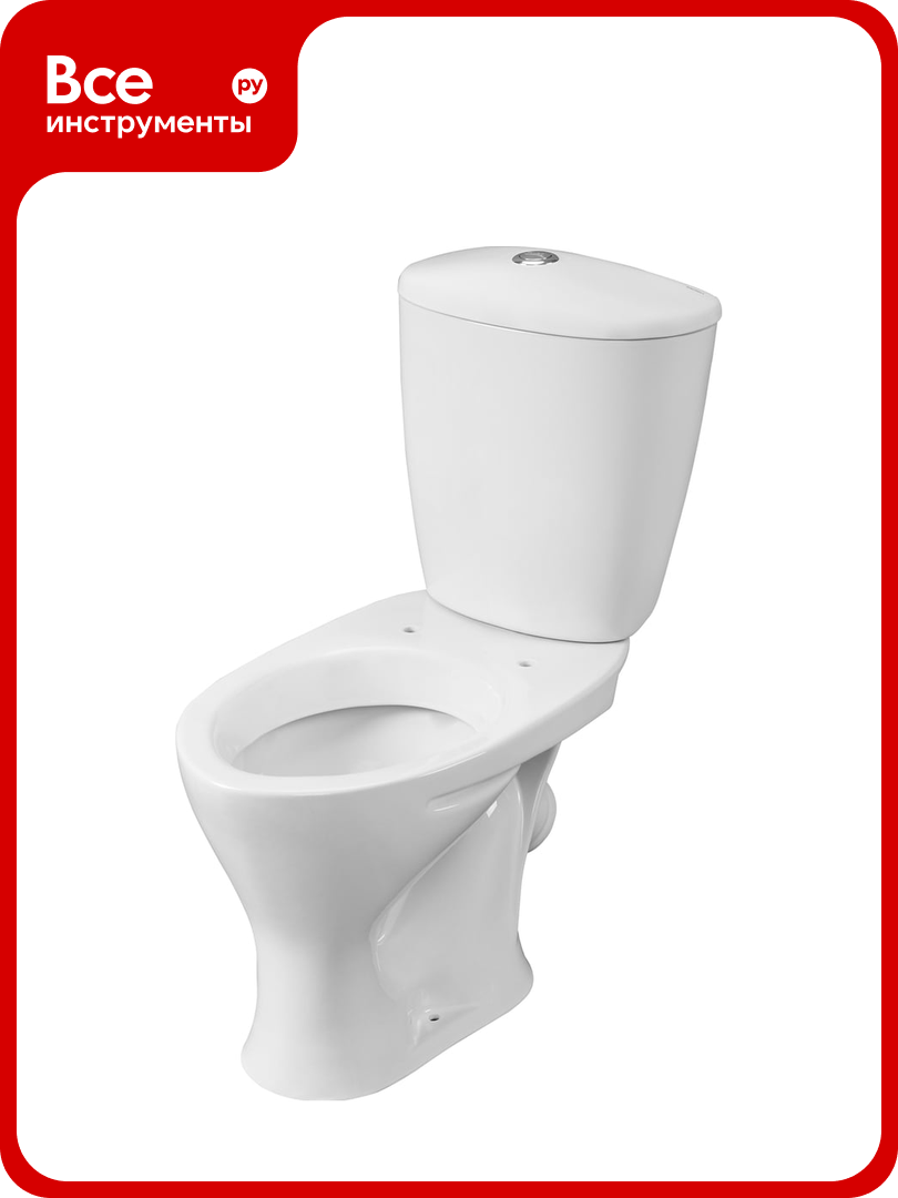 Унитаз-компакт Santeri версия, к/в, 1-реж, сид. Ппворотынск 411460 1P4015S0000BF, быстрого монтажа