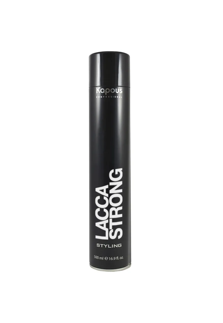 Лак Kapous Professional Lacca Strong Styling аэрозольный сильной фиксации, 500 мл