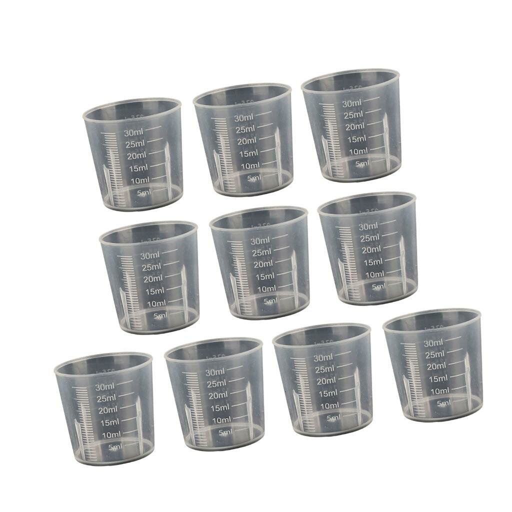 Мерный цилиндр 5 шт, 30 ml