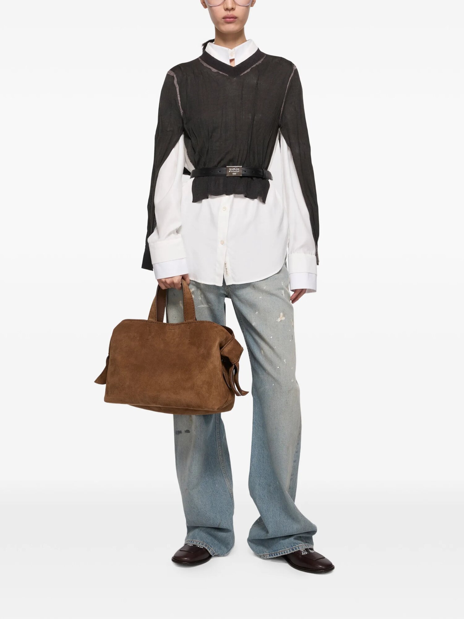 Сумка Acne Studios Musubi, brown — фото 1