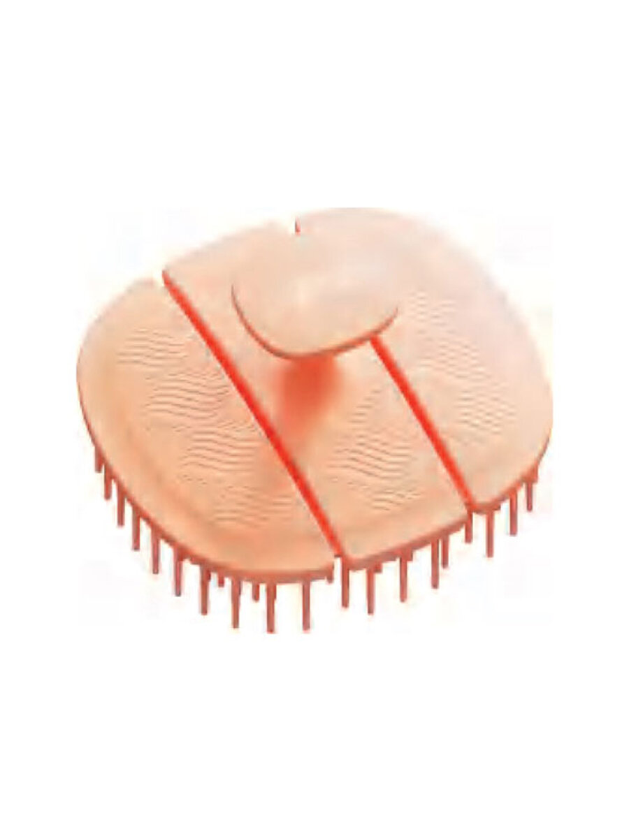 Массажер Hairway для головы 196 штифтов 3-х зонный персиковый