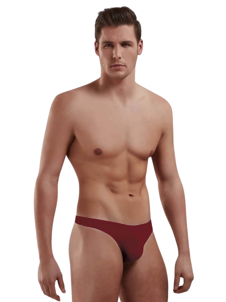 Мужские трусы тонги бордовые Doreanse 1280 модал/хлпок/эластан XL (50)