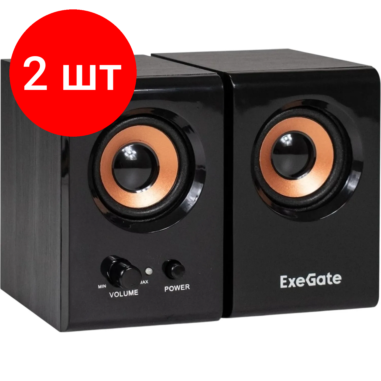 Комплект 2 штук, Акустическая система 2.0 ExeGate Maestro SPS-605 EX294432RUS