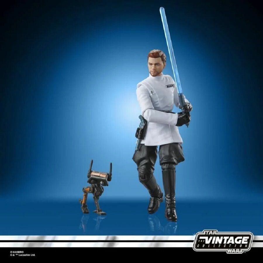 Фигурка Hasbro Star Wars, Коллекция Vintage: Кэл Кестис (маскировка имперского офицера) (Джедай: Выживший), 3,75 дюйма