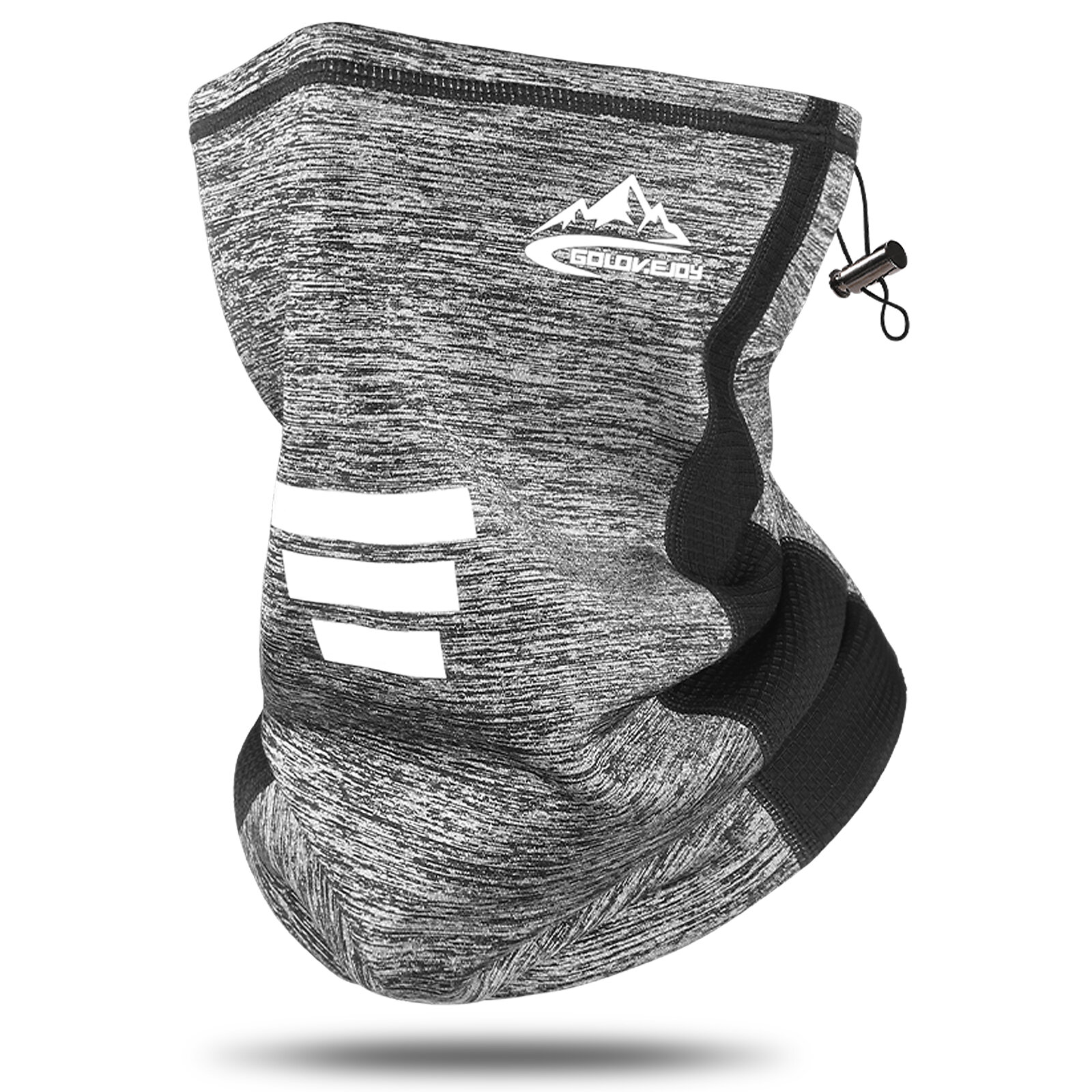 Теплый воротник для шеи зимний Balaclava Windproof Face Cover из флиса для мужчин и женщин для лыжных занятий сноубординга велосипеда походов бега рыбалки Черный Светло-серый Темно-серый Полиэстер Внутренний слой катионный флис Размер 47*28 см Вес